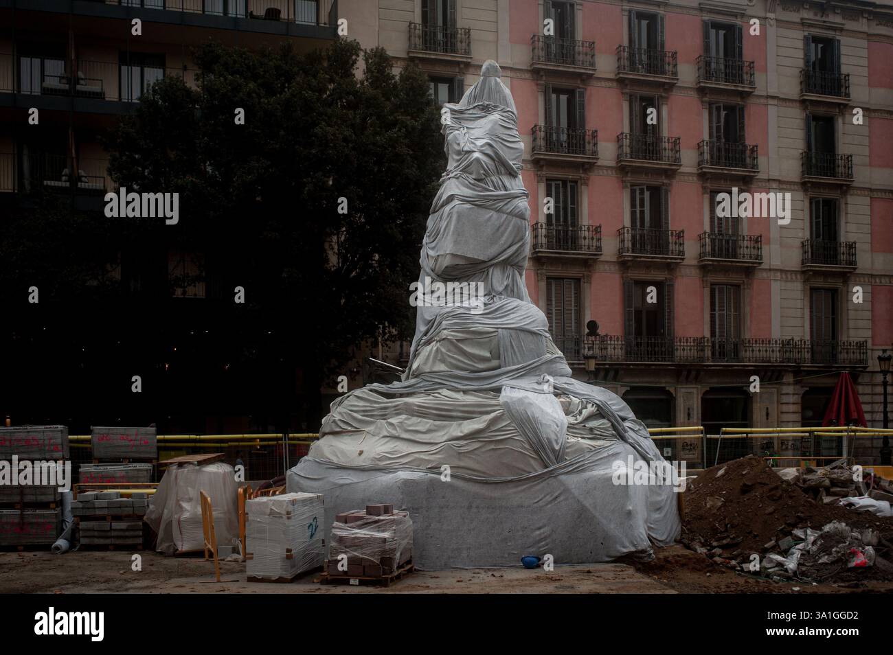 In the Rambla of Barcelona the statue of Frederic Soler (known as ...