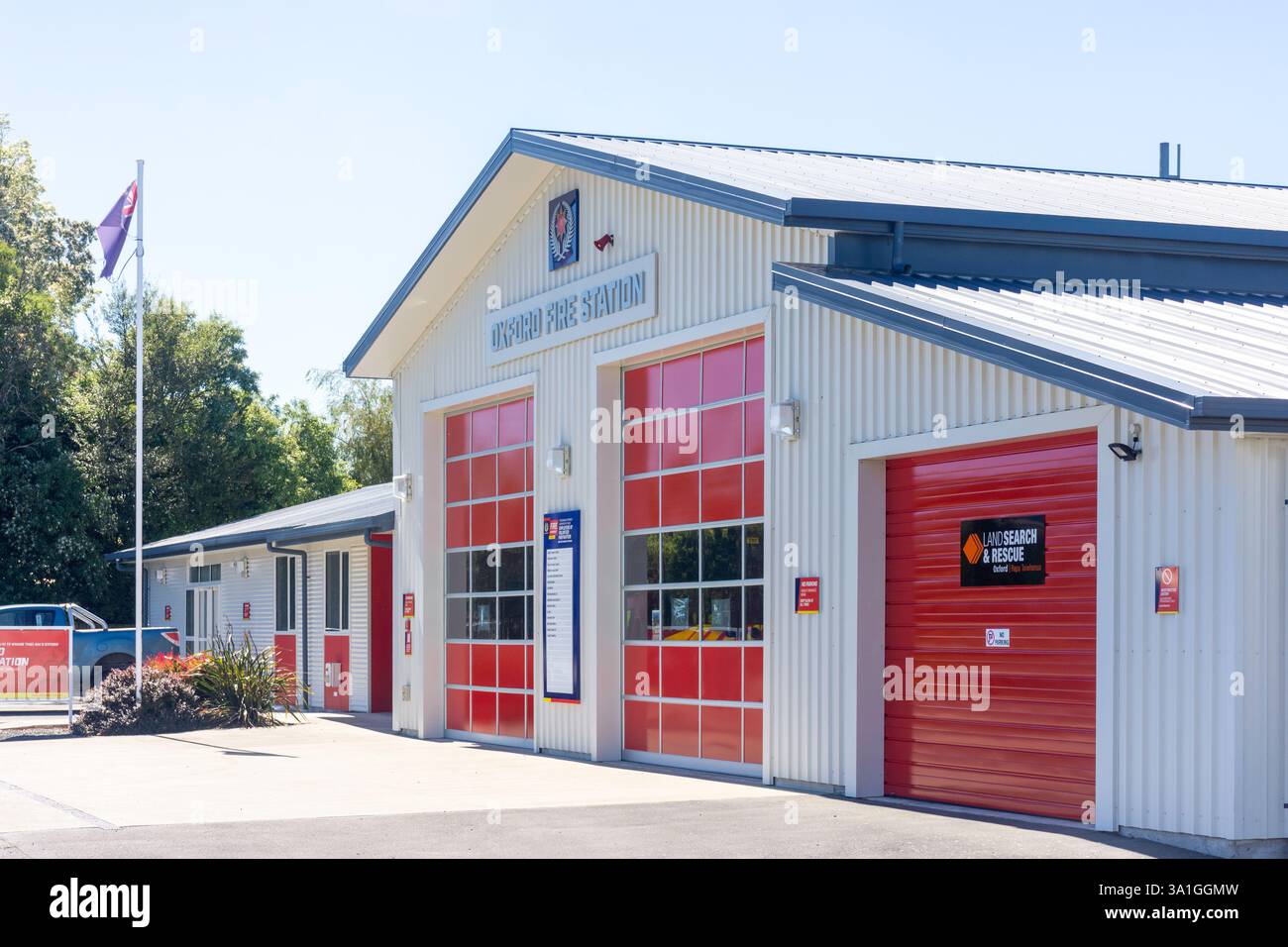 Oxford Fire Station, Burnette Street, Oxford, Canterbury Region, South ...