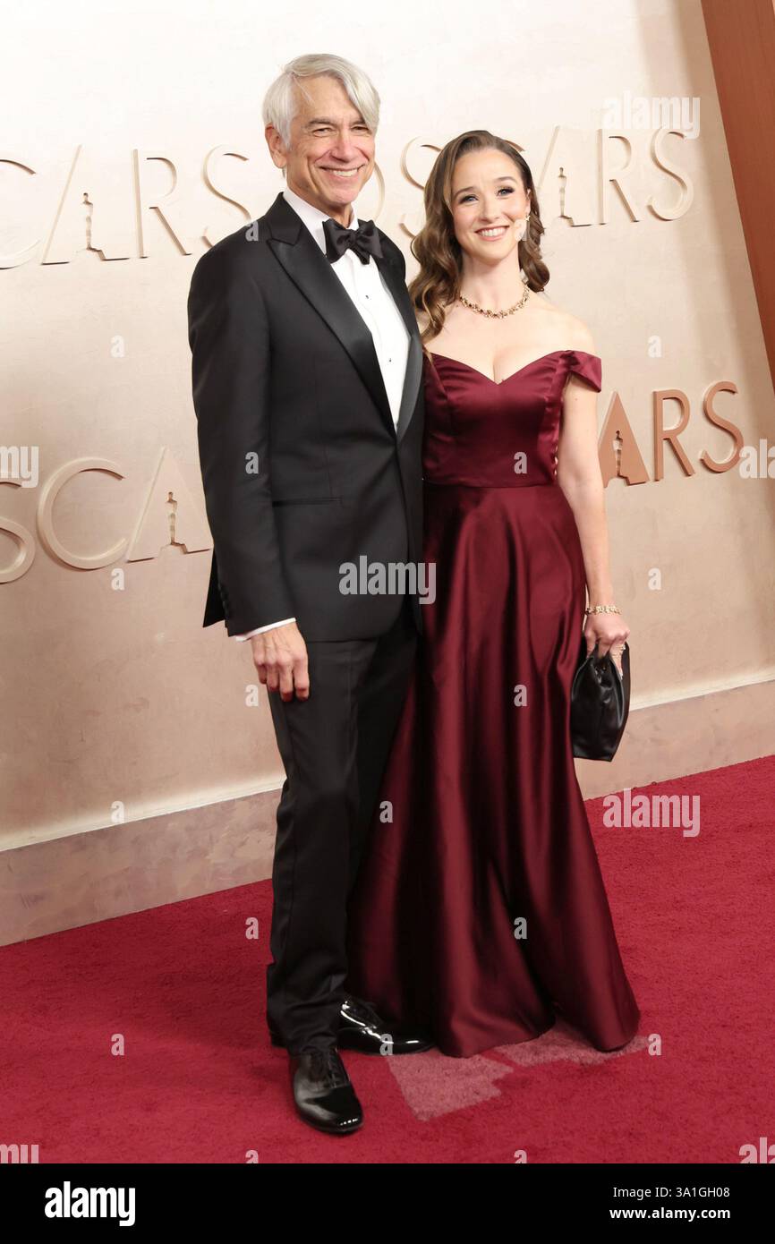 Los Angeles, USA. 2, March, 2025. Pictured left to right, David Nicksay ...