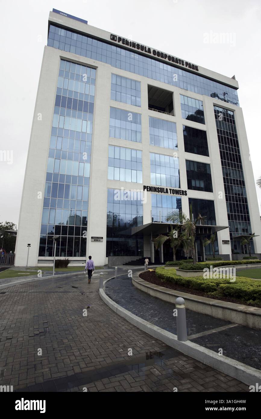 Exteriors of newly constructed Peninsula Towers called Peninsula ...