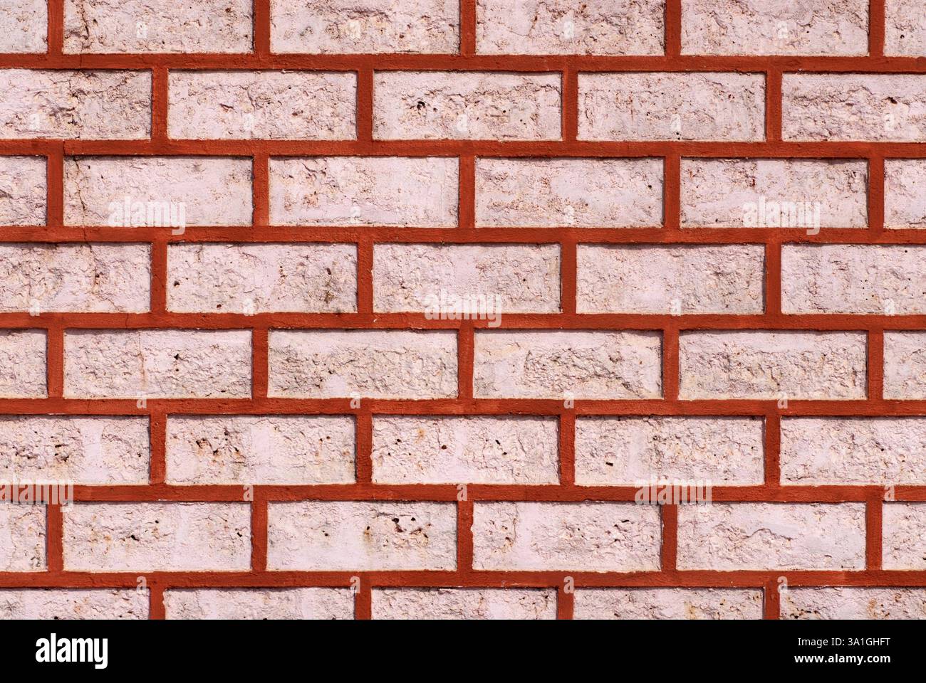 Wall of stone with brick design Swayambhu Ganapati Temple, Ganapatipule ...