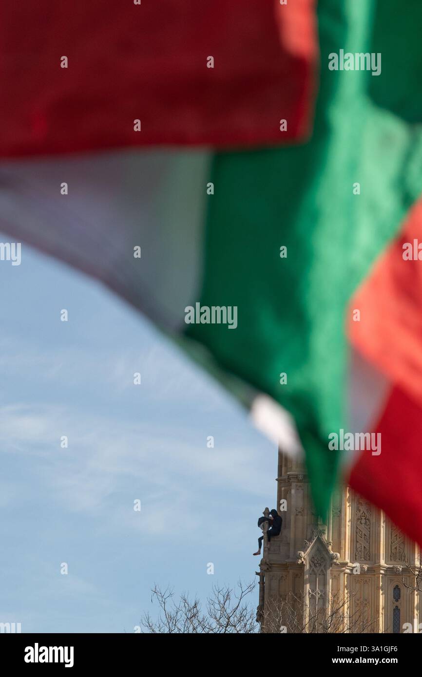 London, England, UK. 8th Mar 2025. Pro-Palestine protesters gathered in ...