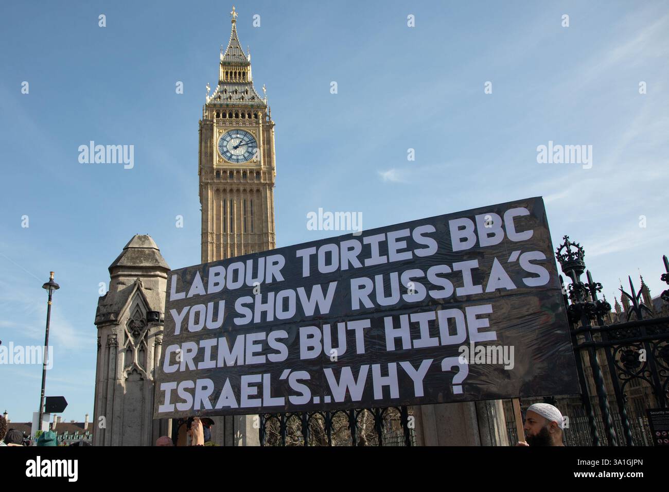 London, England, UK. 8th Mar 2025. Pro-Palestine protesters gathered in ...