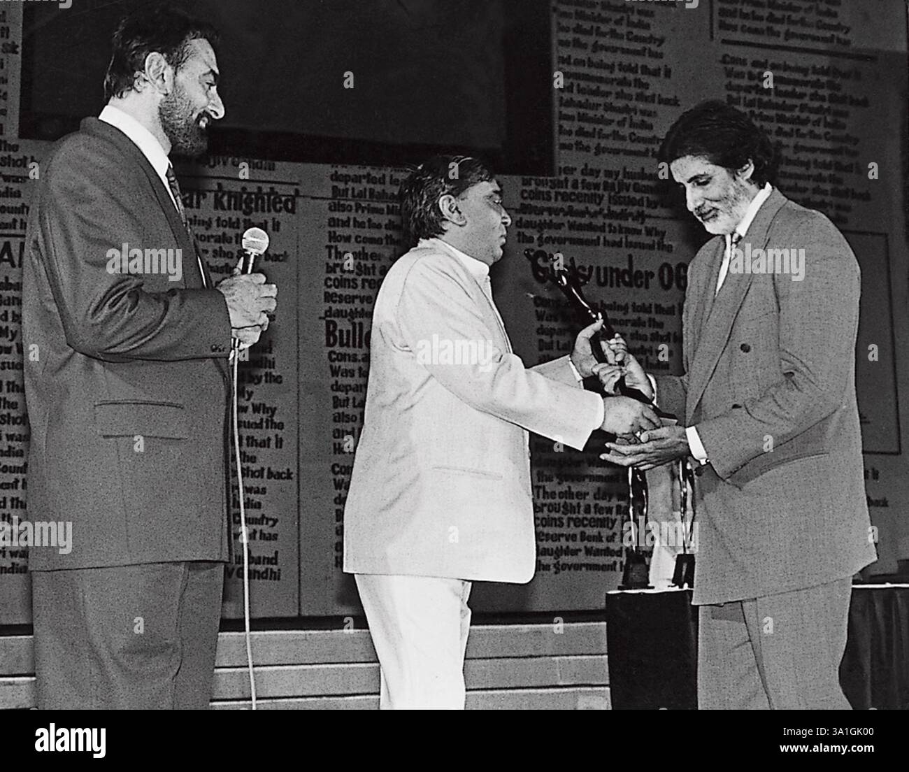 South Asian Indian Bollywood actor Kabir Bedi and director Prakash ...