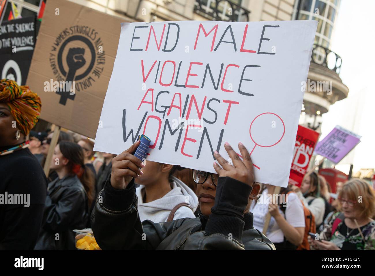 London, England, UK. 8th Mar 2025. Million Women Rise (MWR) is a women ...