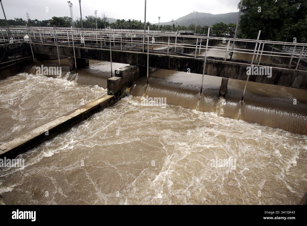 The Brihanmumbai Municipal Corporation's (BMC) water Treatment plant in ...