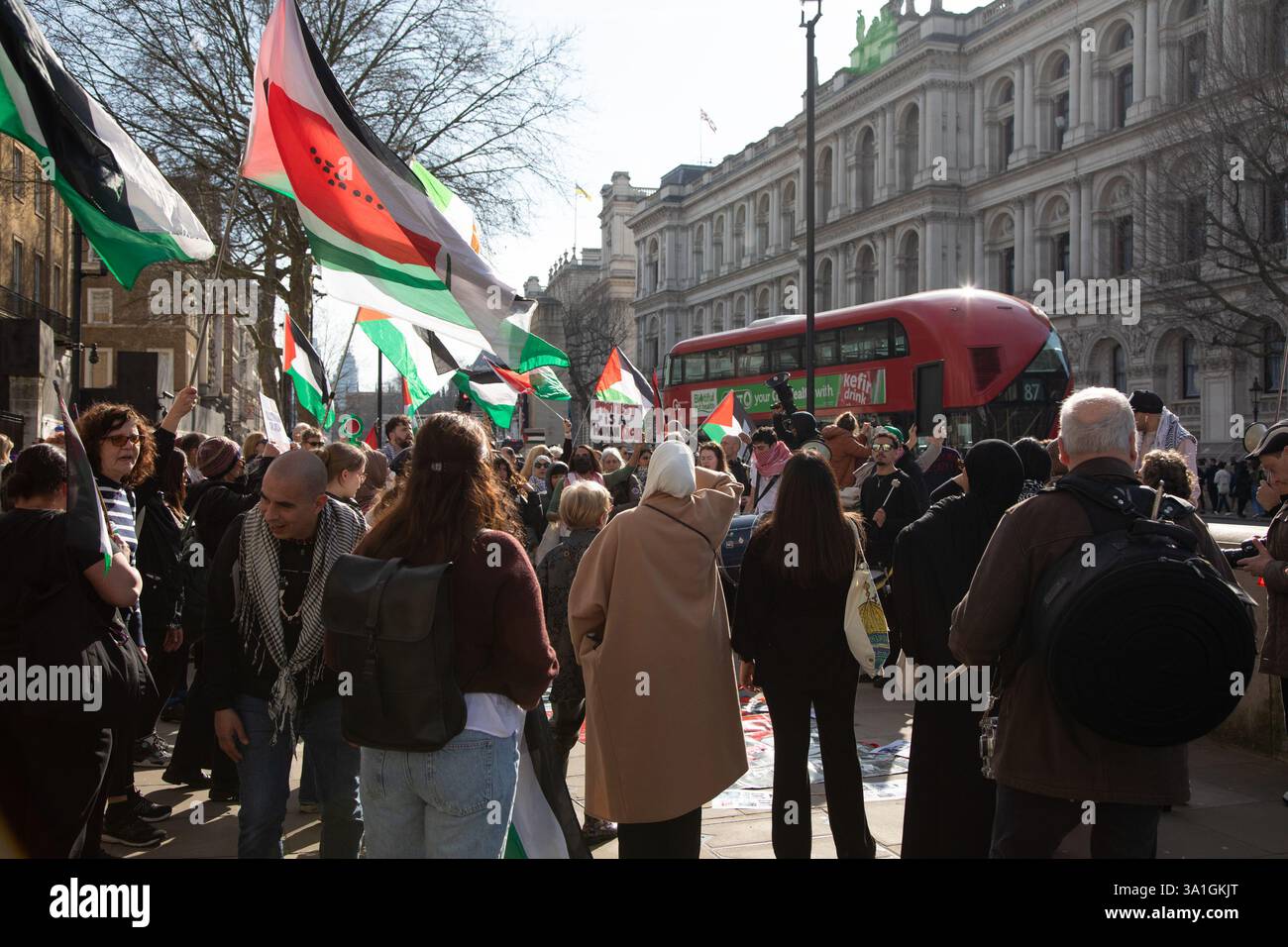 London, England, UK. 8th Mar 2025. Freedom for Palestine Protest in ...