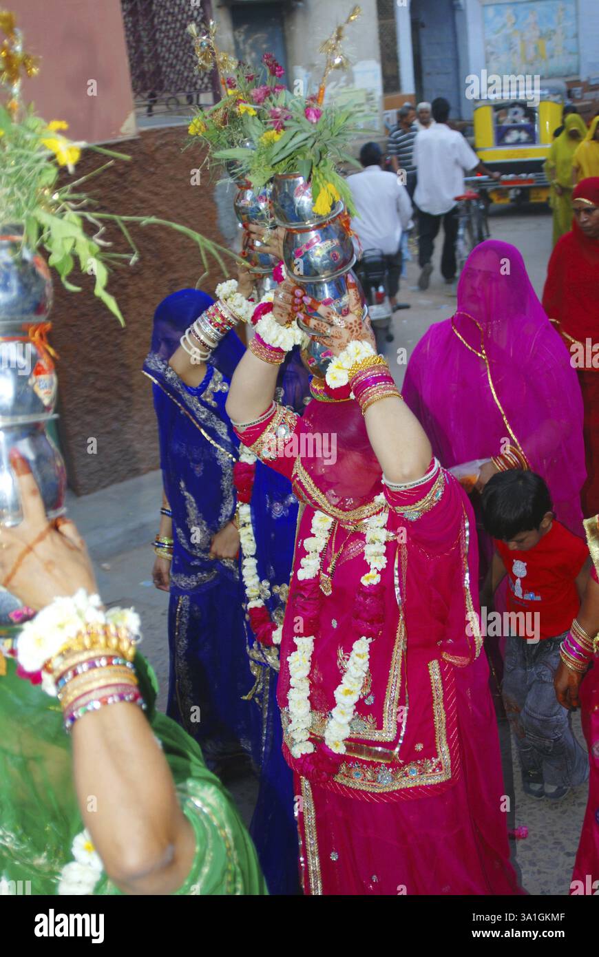 Gangaur festival, Jodhpur, Rajasthan, India, Asia Stock Photo - Alamy