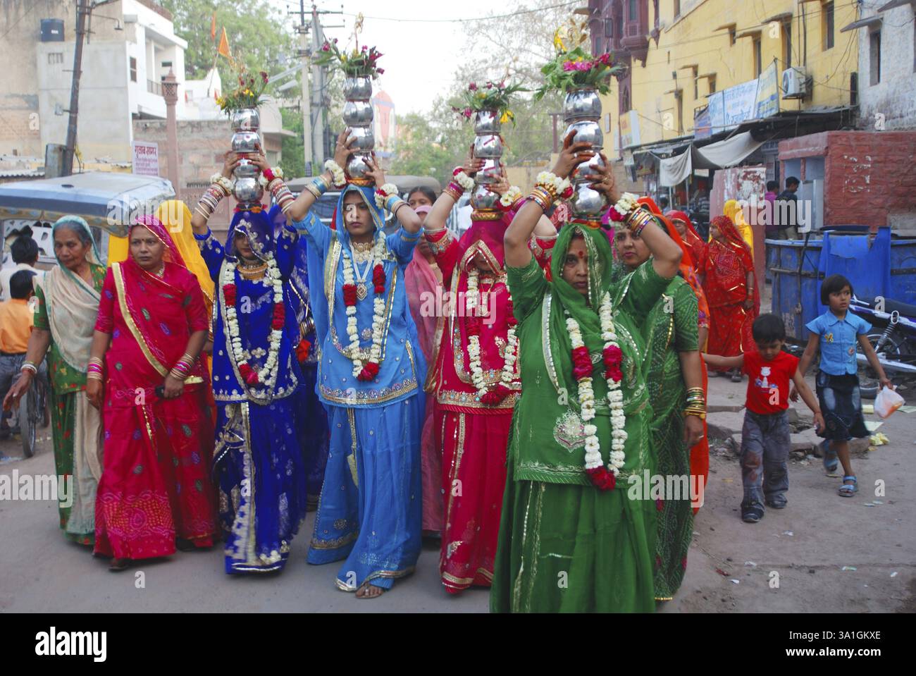 Gangaur festival, Jodhpur, Rajasthan, India, Asia Stock Photo - Alamy