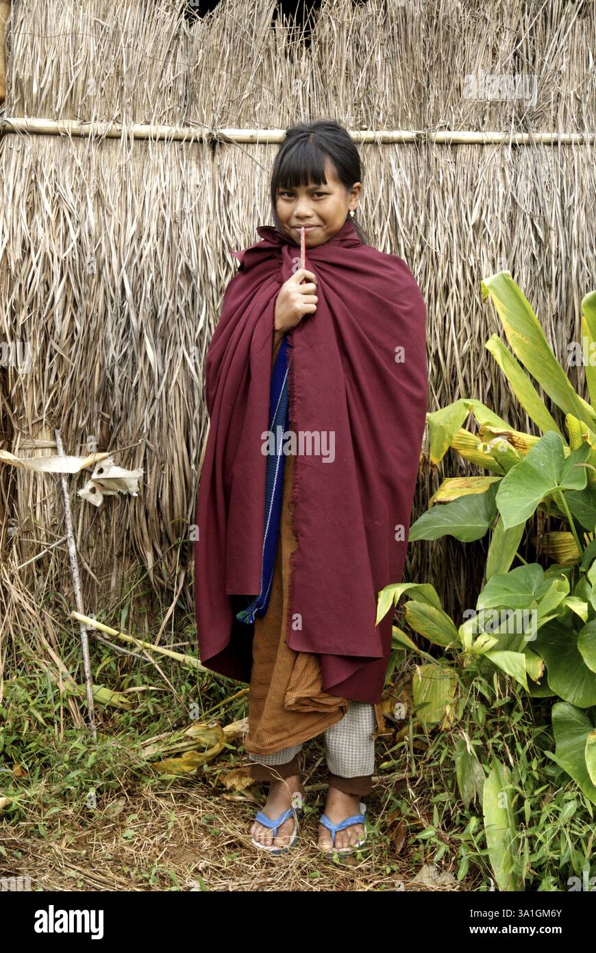 Rural girl, the Khasi tribe, Shillong, Meghalaya, India, Asia Stock ...