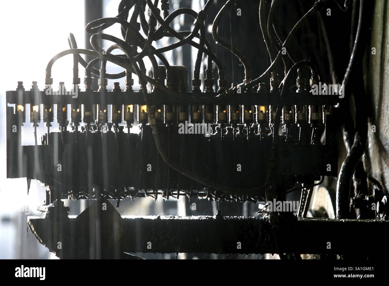 Machinery at the sugar factory in Sangli, Maharashtra, India, Asia ...