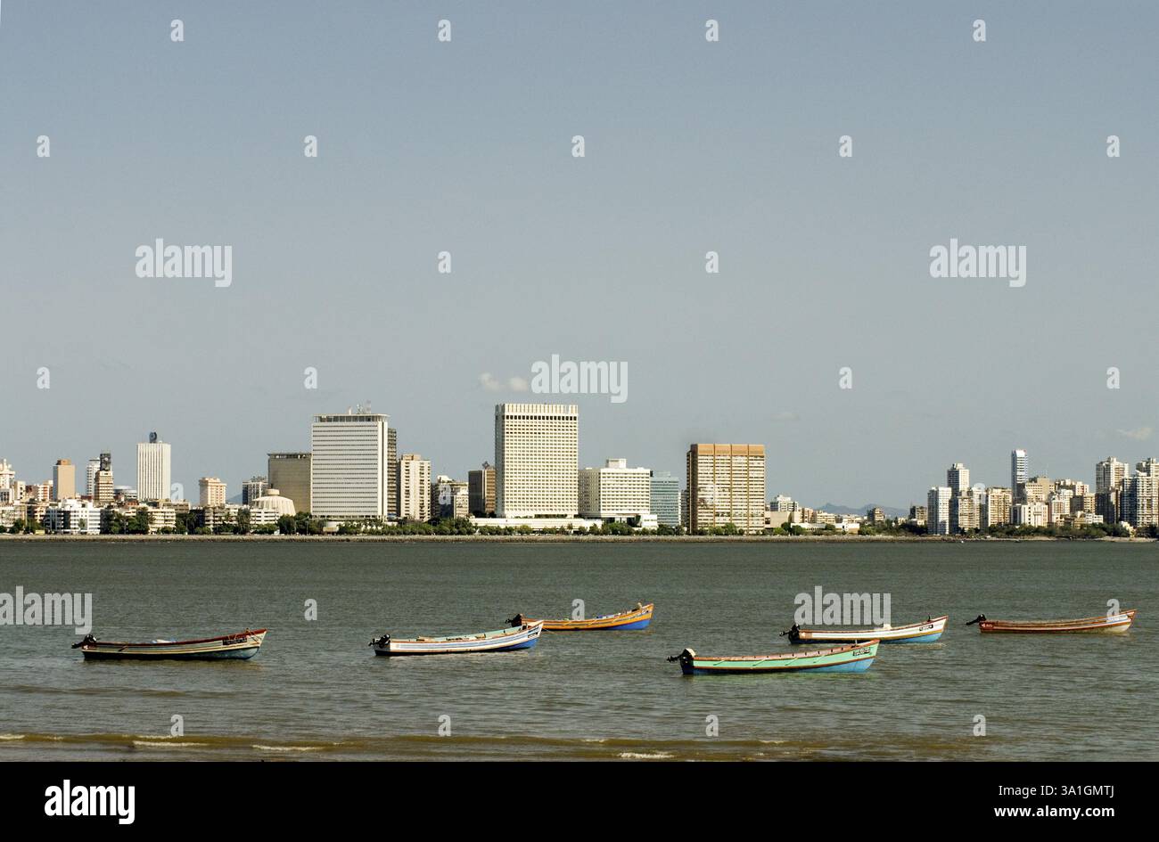 Buildings of Nariman point, Bombay now Mumbai, Maharashtra, India, Asia ...