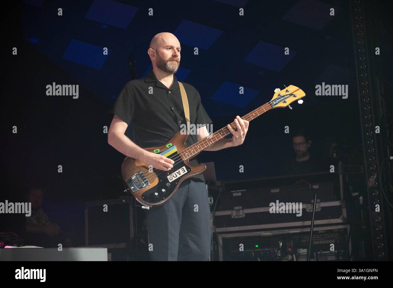 Bob Hardy of Franz Ferdinand performing at Barrowland, Glasgow, 7th ...