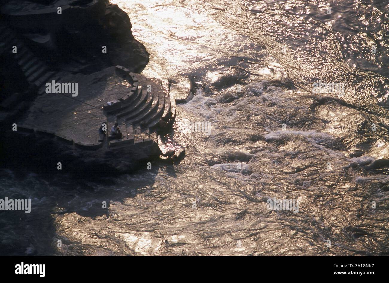 Devprayag, Alakananda & Bhagirathi river meet Ganga, India, Asia Stock ...