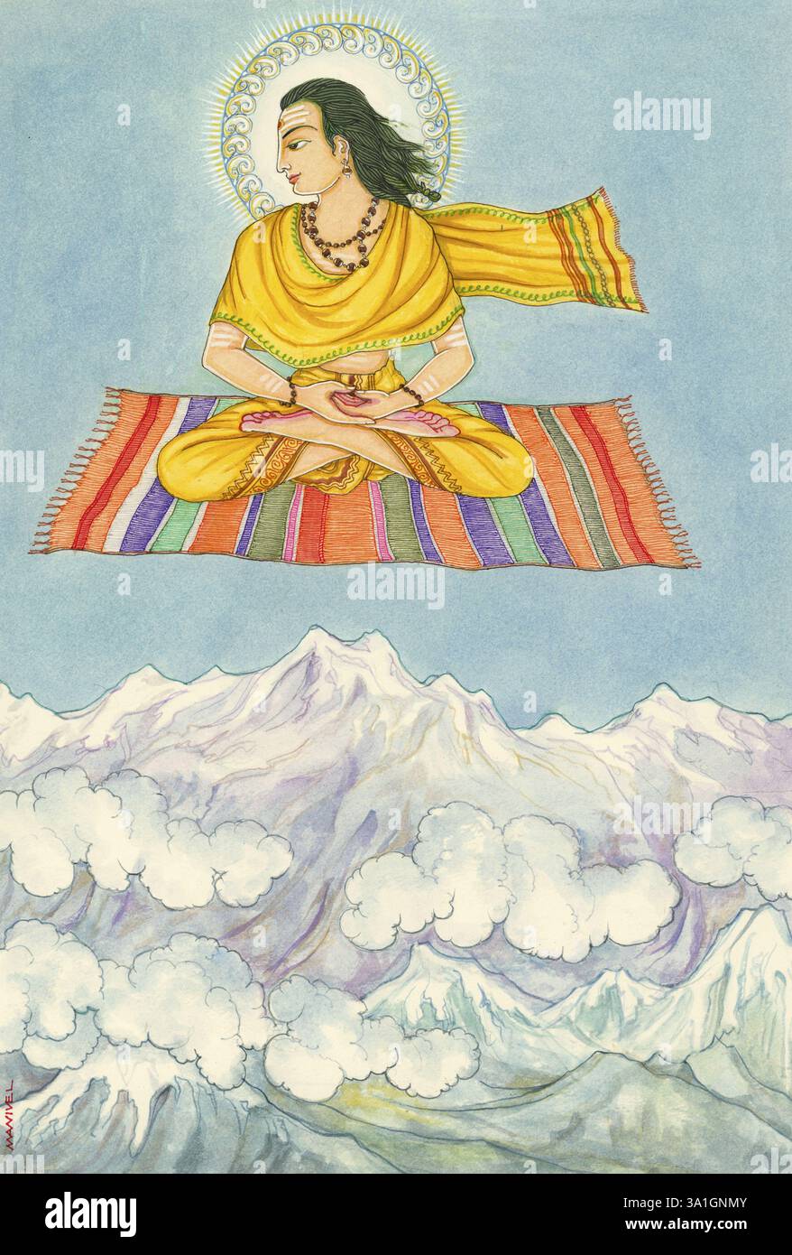 Artist Manivelu, saint, sadhu, swami, sannyasin, hindu belief, hindu ...