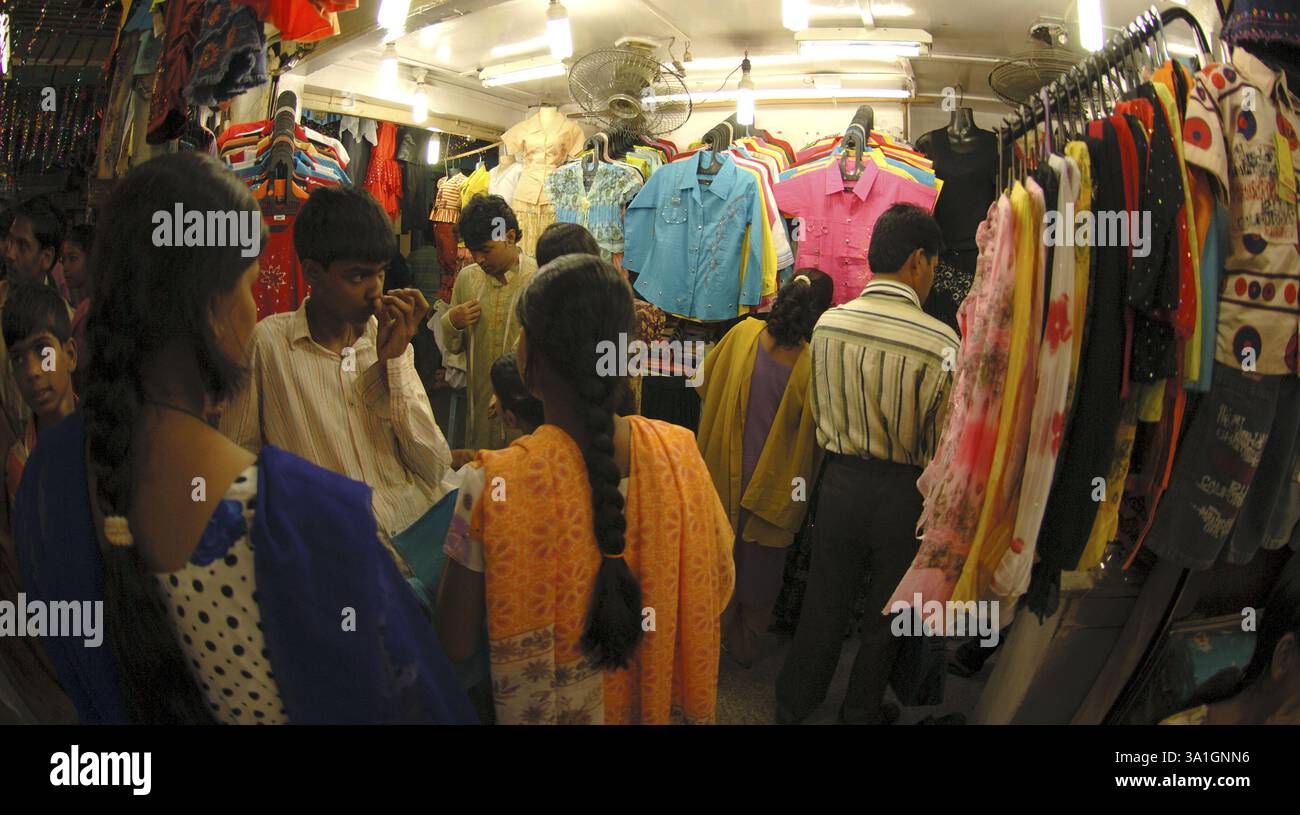 Readymade garments shop, India, Asia Stock Photo - Alamy