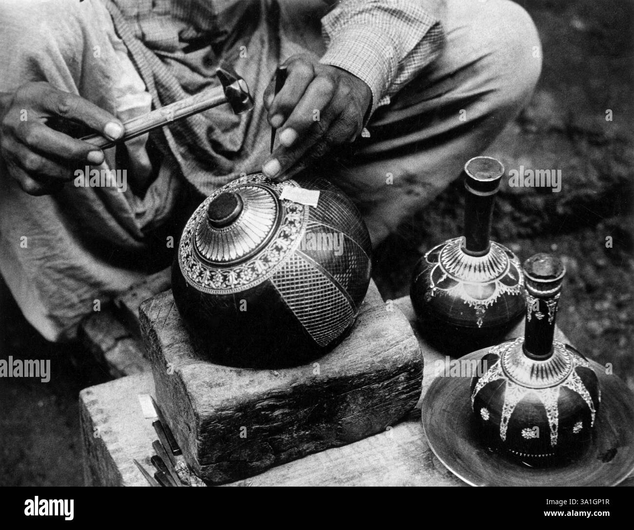 Pots india Black and White Stock Photos & Images - Alamy