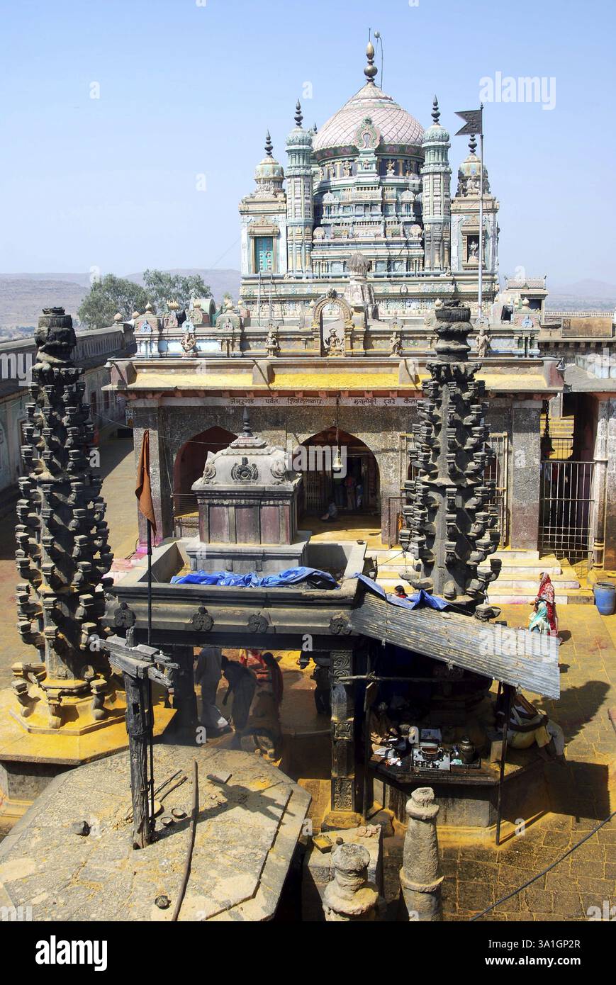 Temple, Ashtavinayak, Maharashtra, India, Asia Stock Photo - Alamy