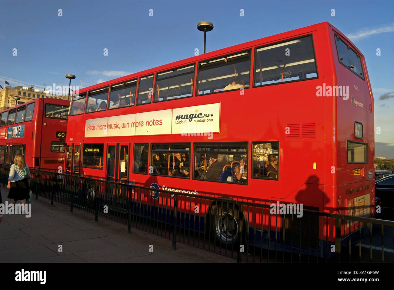 Red buses in row, London, U.K. United Kingdom England Stock Photo - Alamy