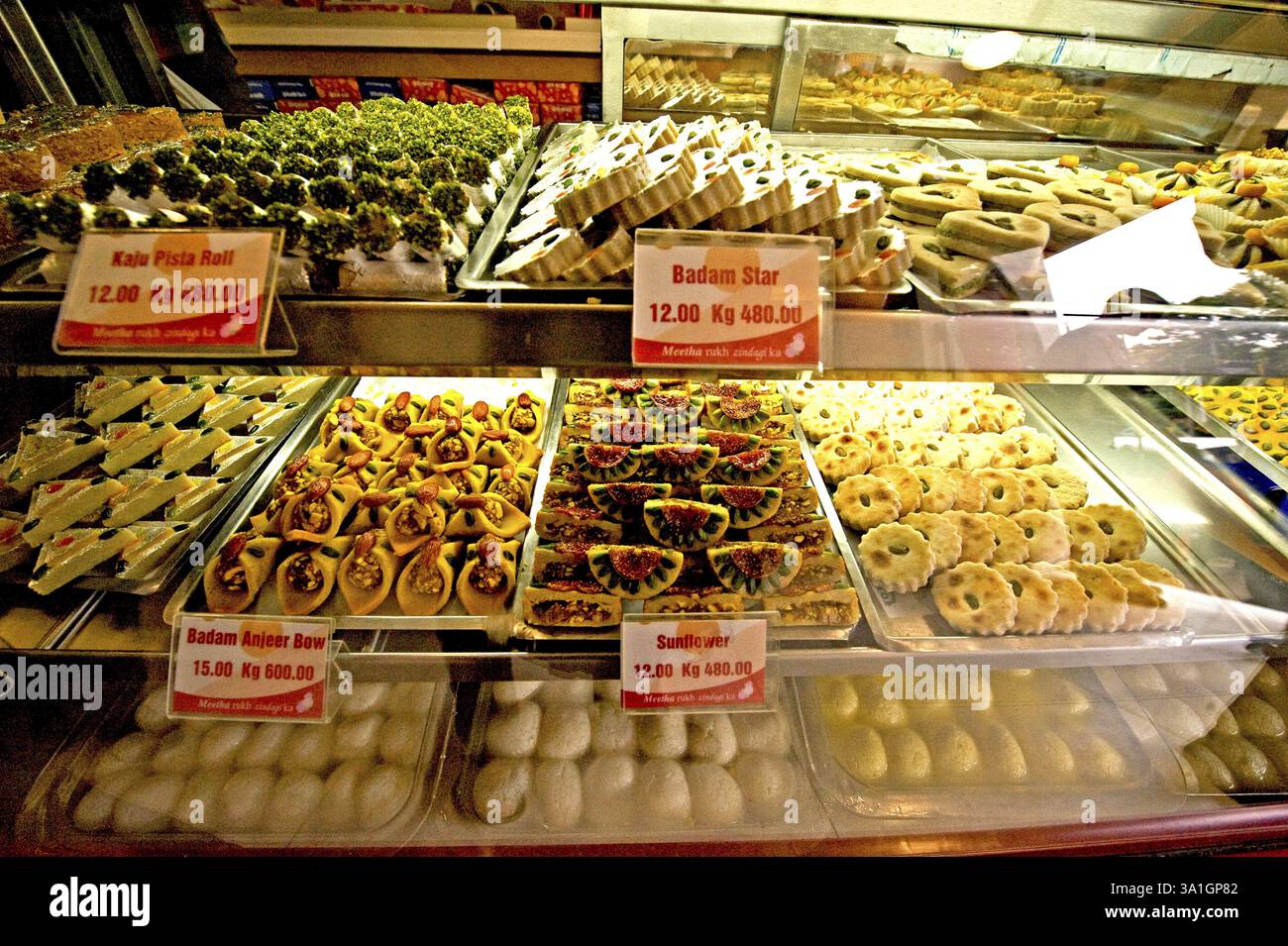 Various items of sweets, Gupta Brothers Sweet shop, Calcutta, West ...