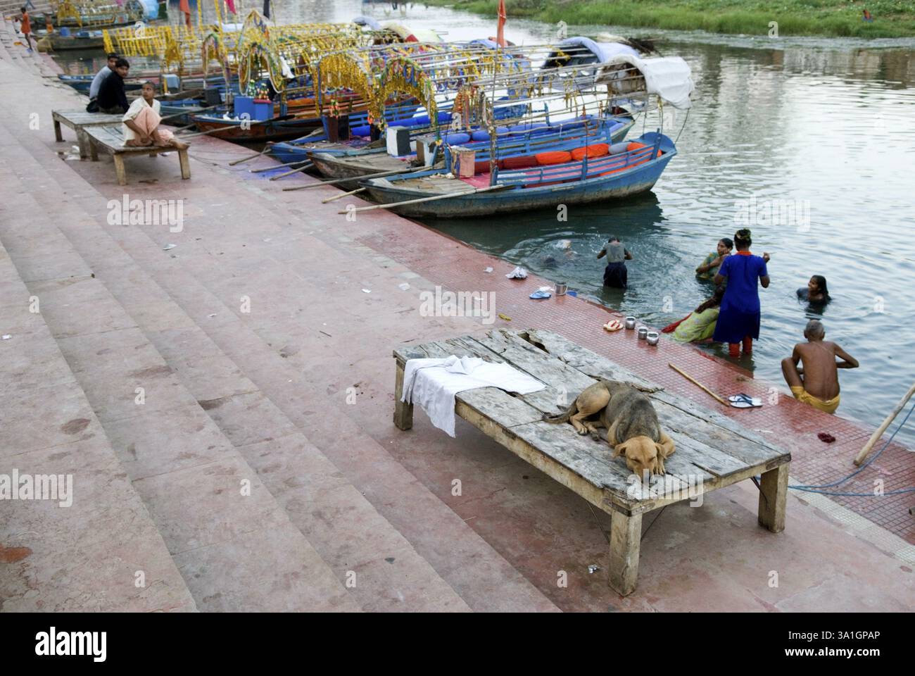 Ram ghat, Chitrakoot, Uttar Pradesh, India, Asia Stock Photo - Alamy