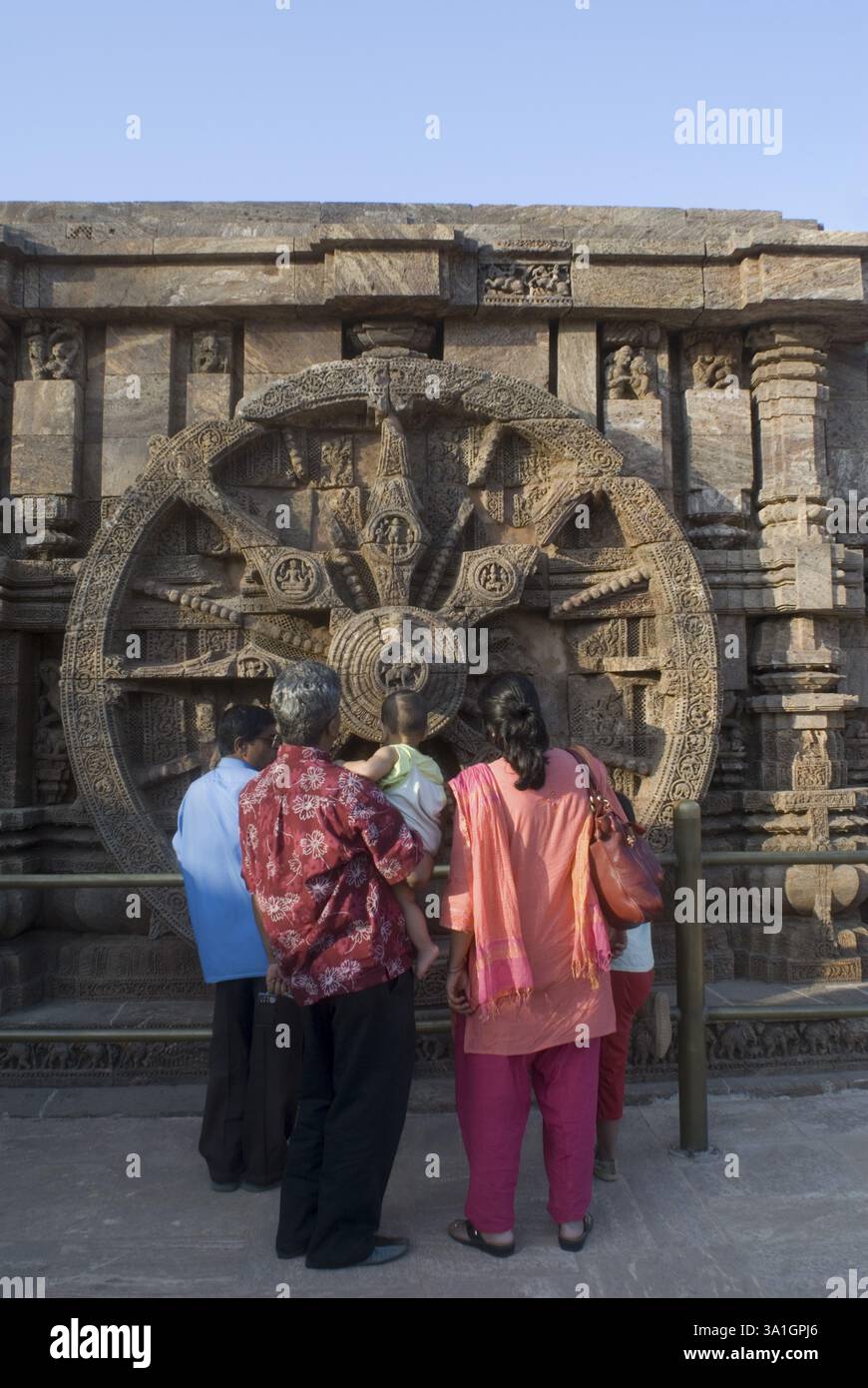 Visitors to world heritage Sun temple complex admire iconic sculptures ...