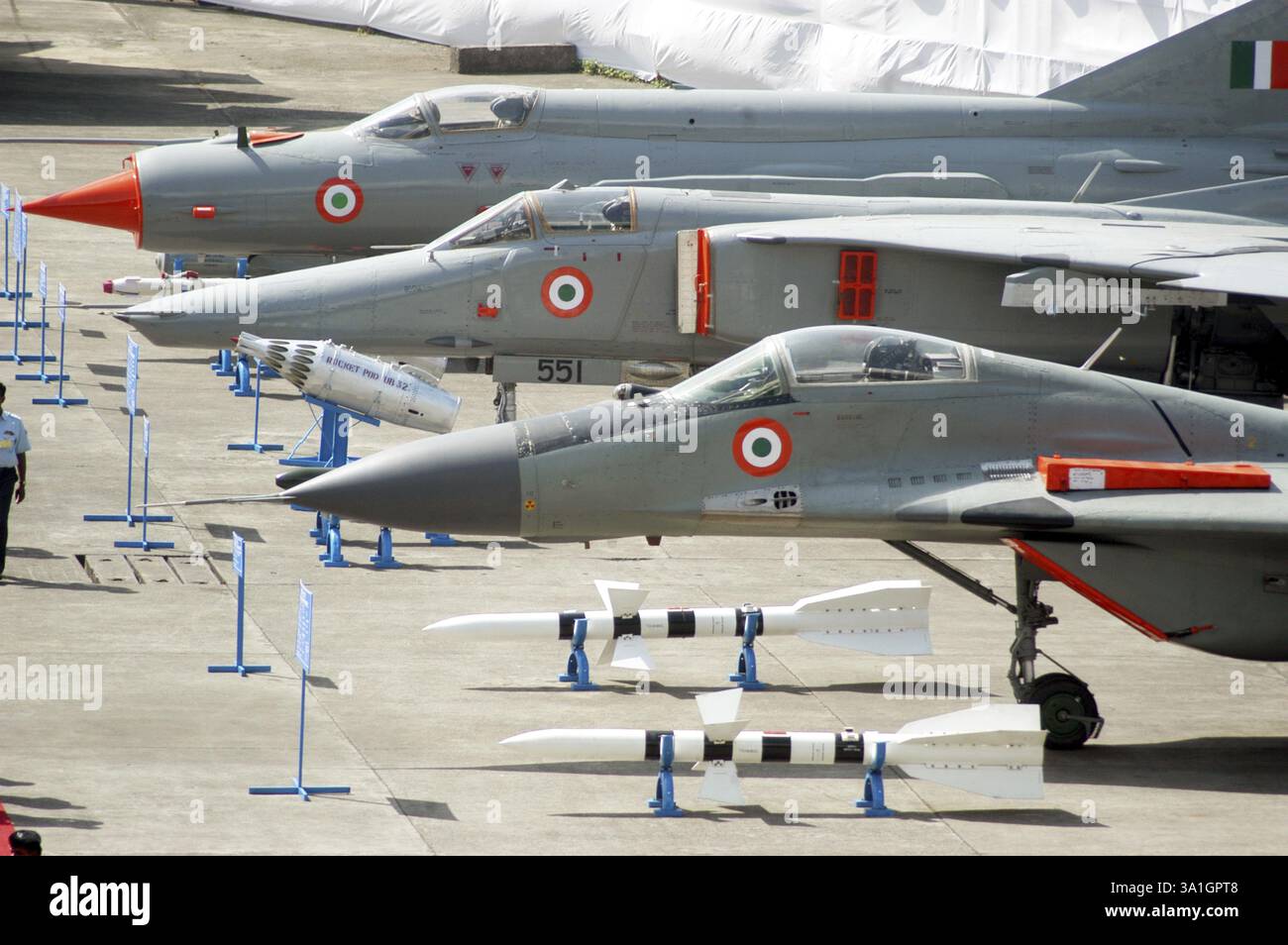 Indian air force fighter planes and rockets launchers displaced for ...