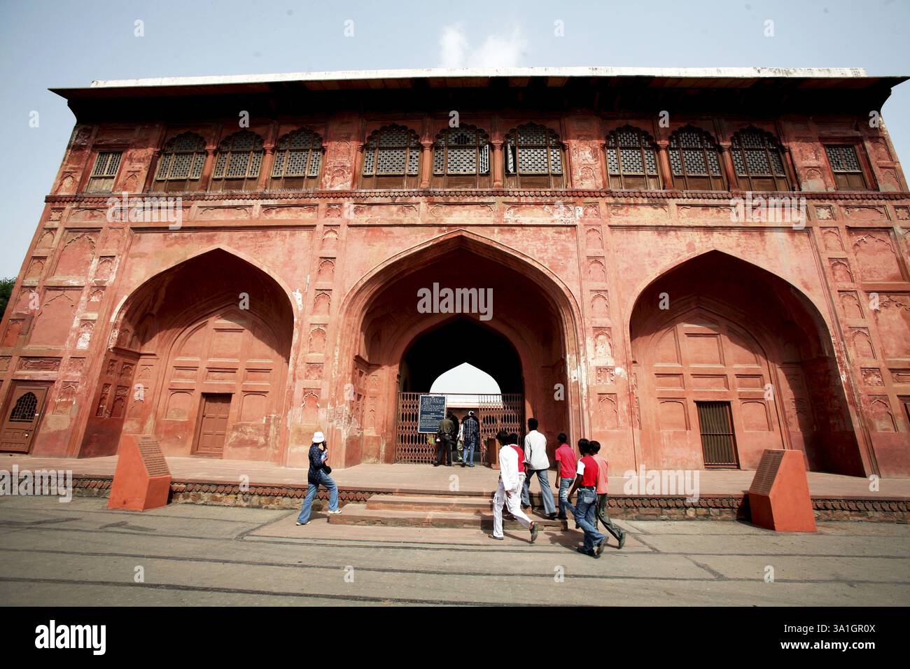 UNESCO World Heritage site the famous Delhi fort also known as Lal Qila ...