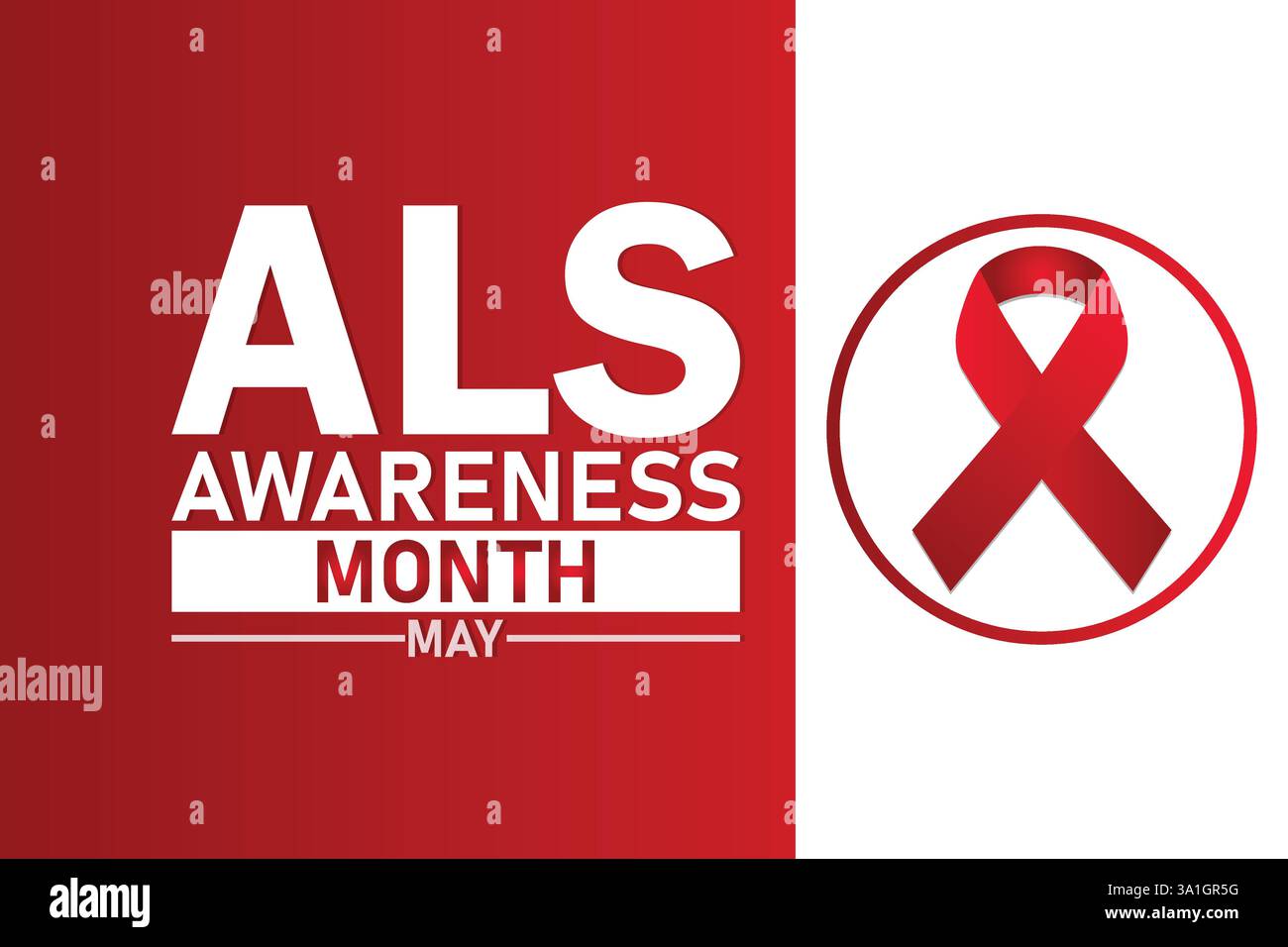 ALS Awareness Month May – Support, Research, Advocacy & Hope Stock ...