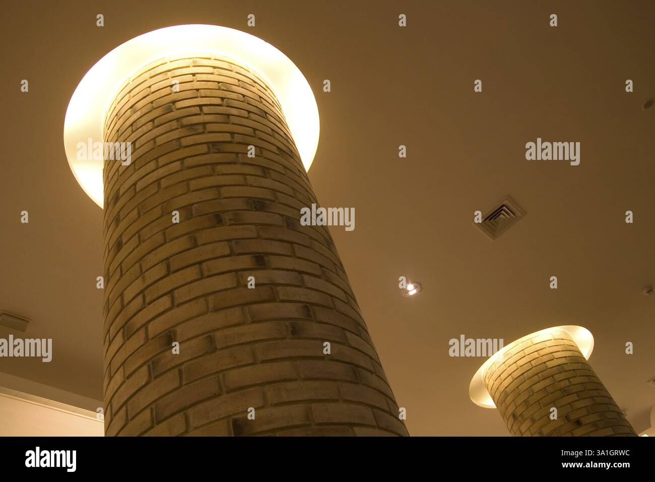 Pillar with light glow, Bombay Mumbai, Maharashtra, India, Asia Stock ...