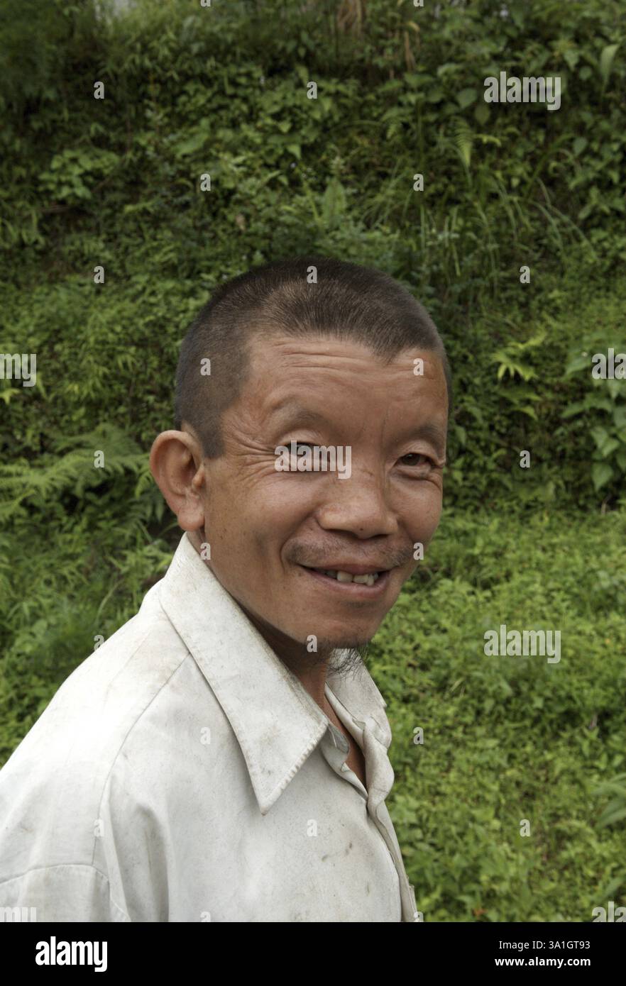 Rural man, Pastanga, Sikkim, India, Asia Stock Photo - Alamy