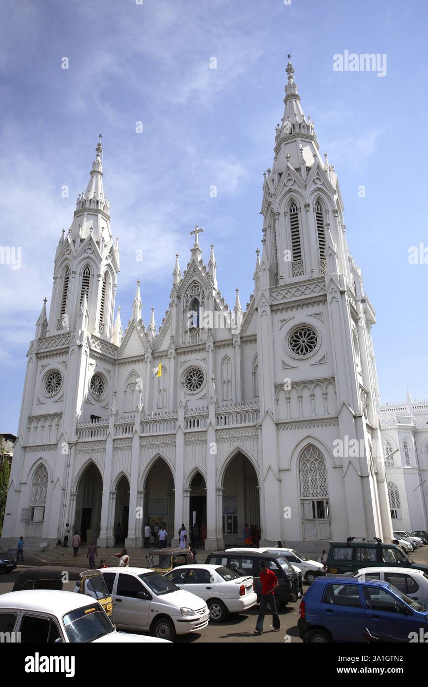 Basilica of Our Lady of Dolours with three tower front tower 146 ft ...