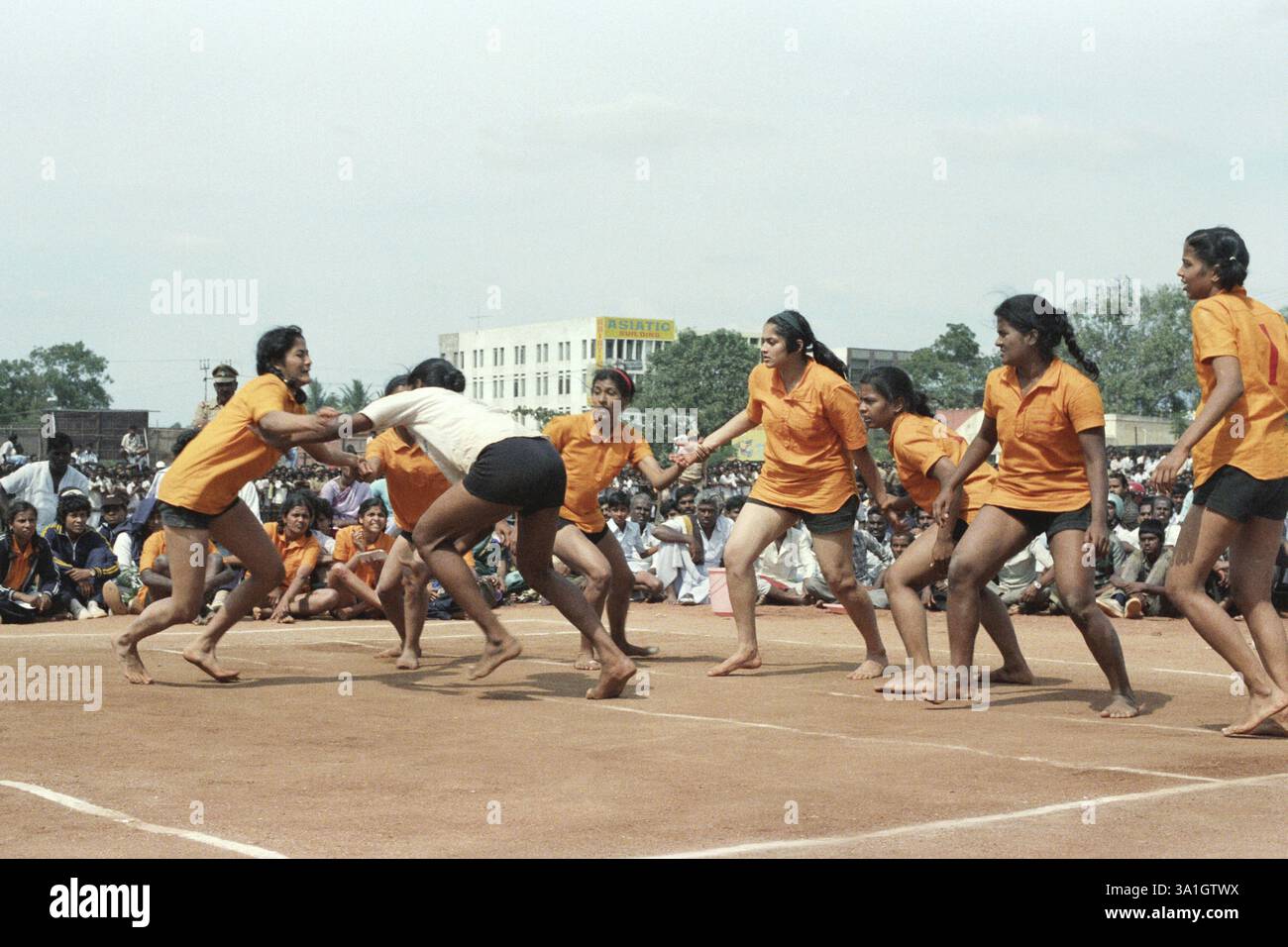 Women playing kabaddi on ground, India, Asia Stock Photo - Alamy