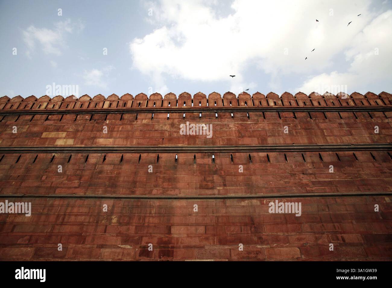 UNESCO World Heritage site the famous Delhi fort also known as Lal Qila ...