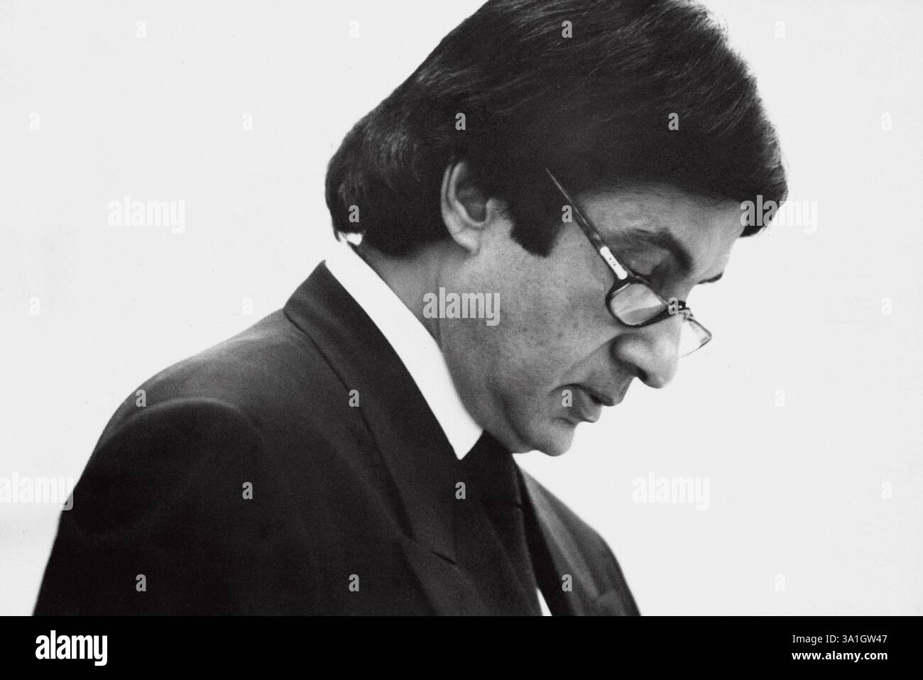 South Asian Indian Bollywood actor Amitabh Bachchan at a function at ...