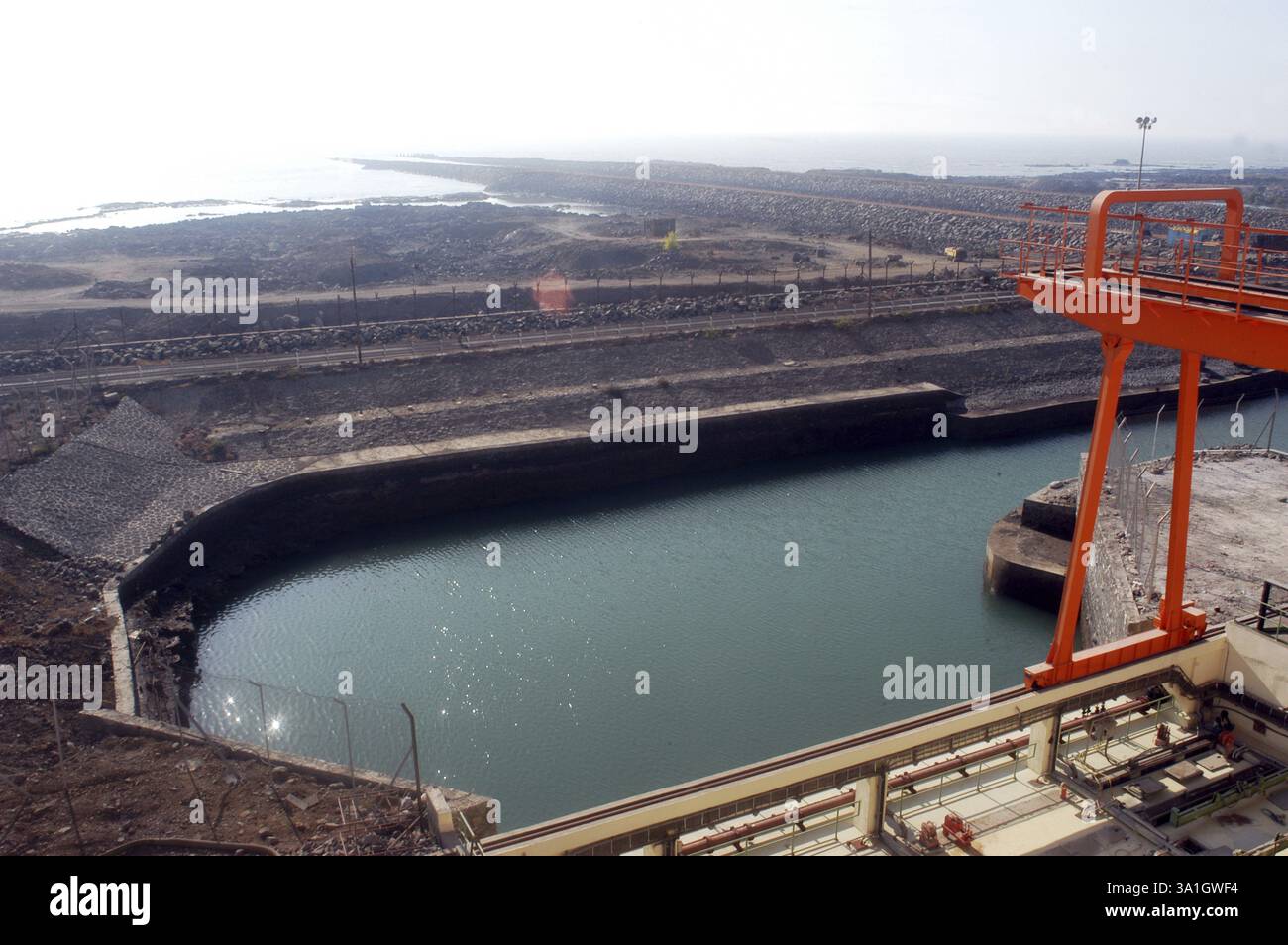 Tarapur Atomic Power Station Unit 3&4 General view of main cooling ...