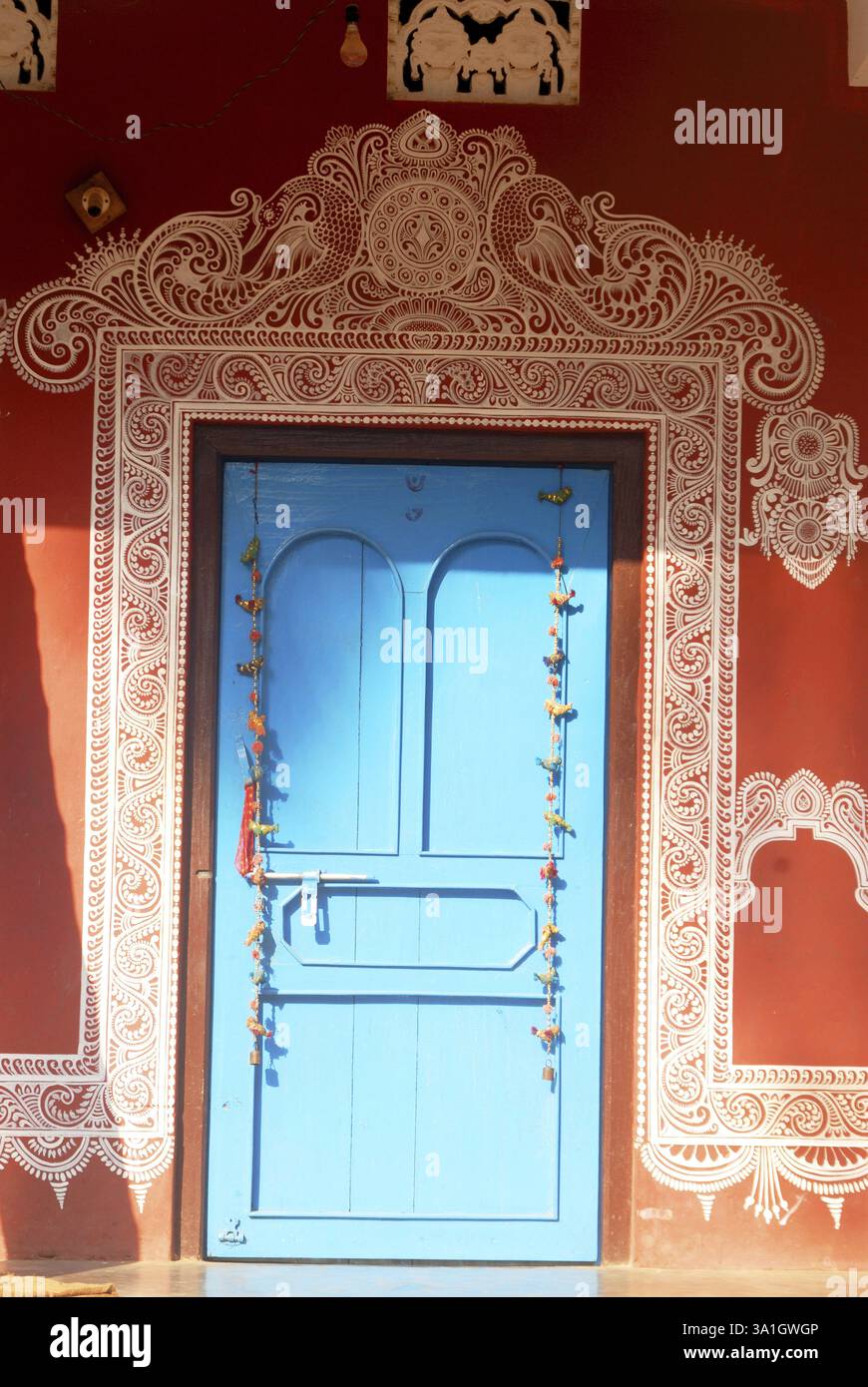 Painting on wall, Raghurajpufr called artist village, famous for making ...