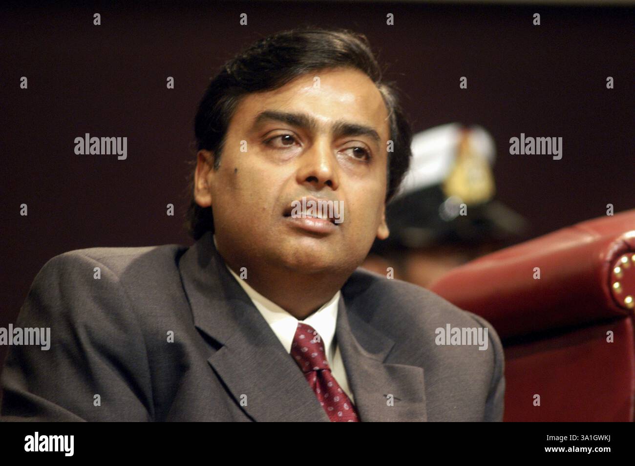 South Asian Indian businessman Mukesh Ambani is the Chairman & Managing director of the Reliance ...