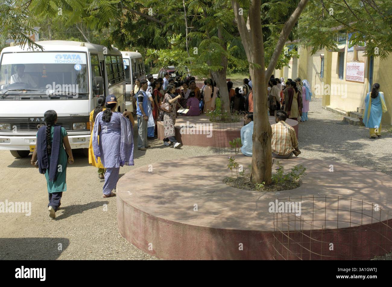 Visitors from different parts of India come for training at Ralegan ...