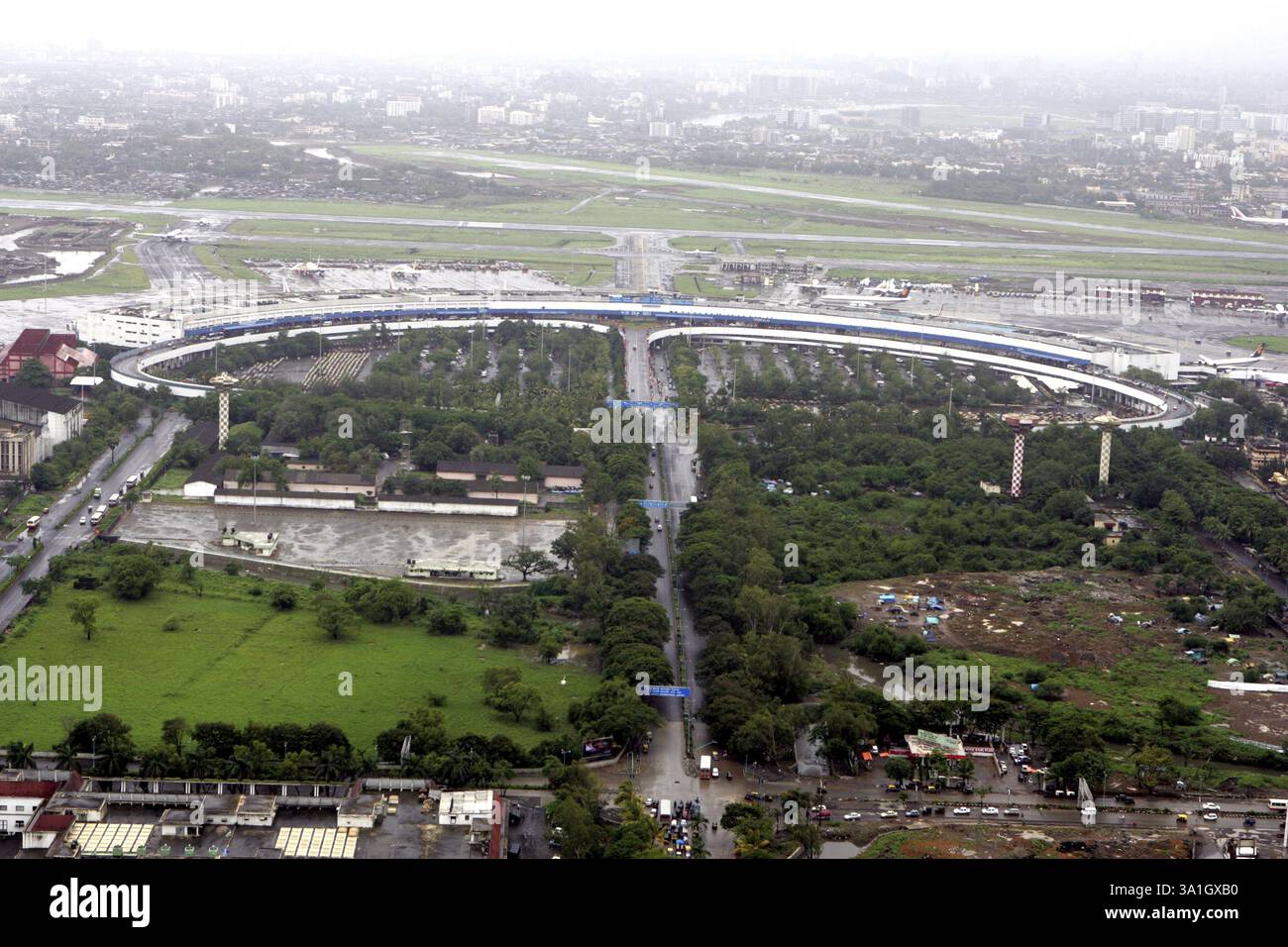 An aerial view of Mumbai's Chhatrapati Shivaji Maharaj International ...