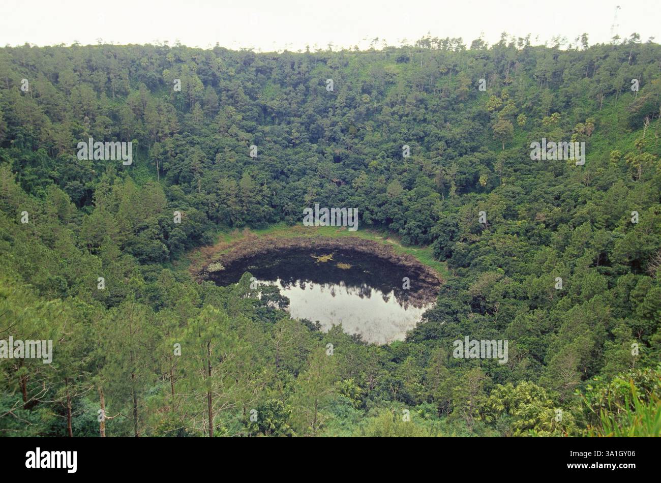 Extinct Volcano, Bassin, Mauritius, Africa Stock Photo - Alamy