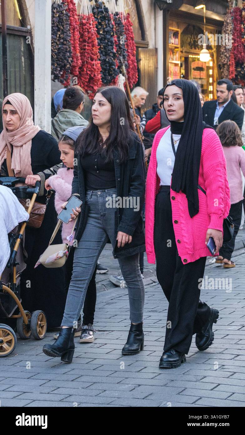 Gaziantep, Turkey, Turkiye. Variation in Clothing Styles of Three ...