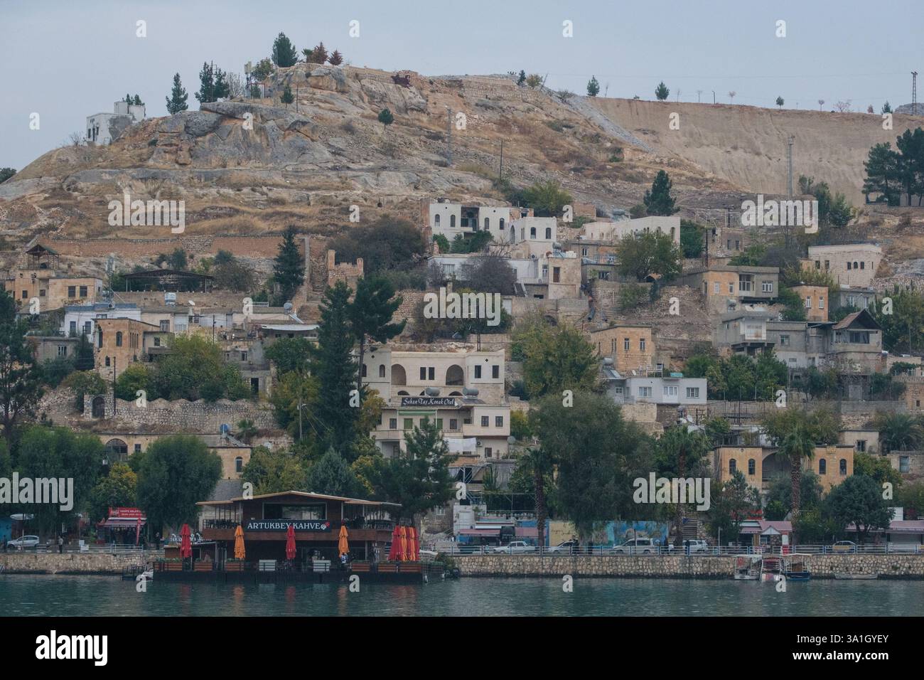 Halfeti, Turkey, Turkiye. Village View from the Euphrates River Stock ...