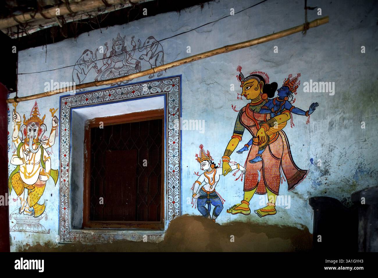 Pattachitra, Raghurajpur a art & craft village near Puri, Orissa, India ...