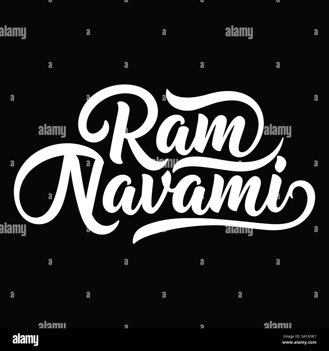 Happy Ram Navami festival of India. Happy Ram Navami typography vector ...