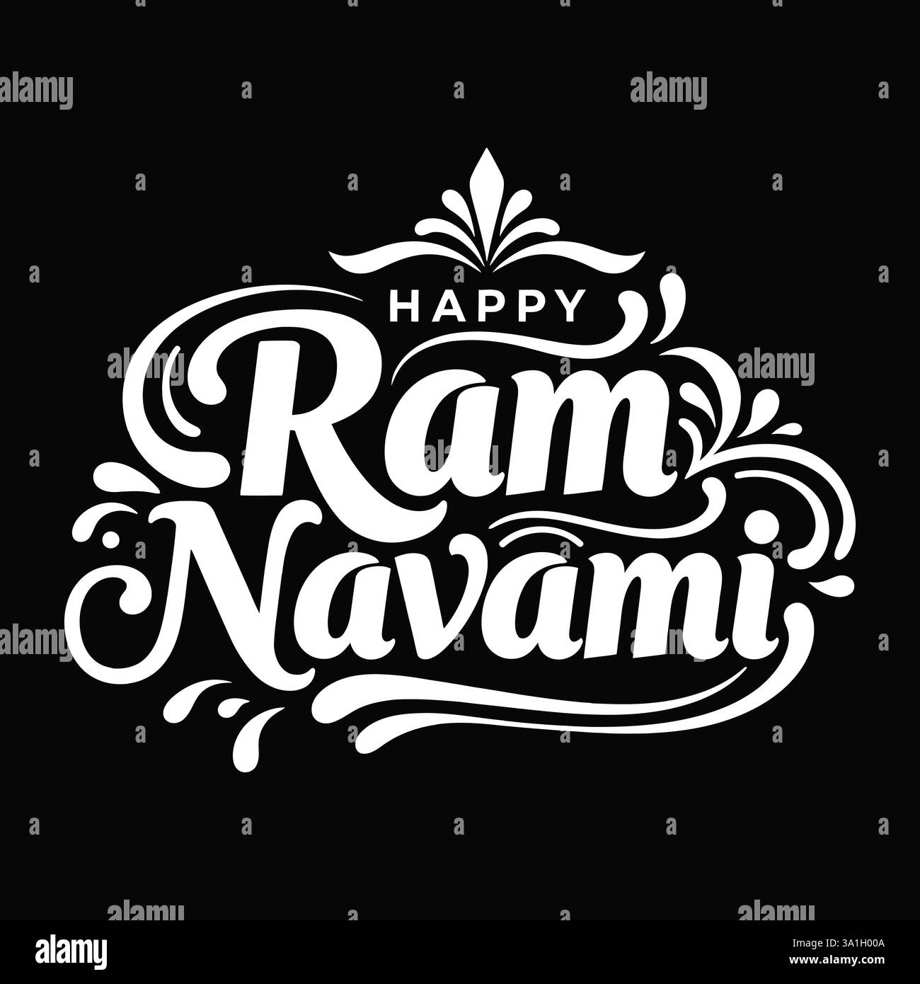 Happy Ram Navami festival of India. Happy Ram Navami Vector art ...