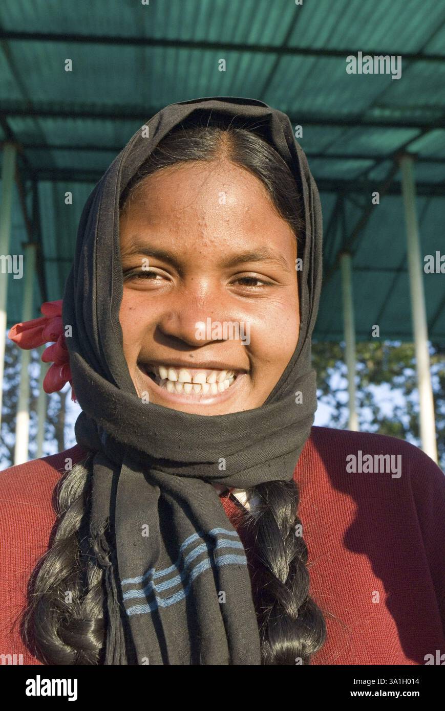 Rural girl, Jharkhand, India, Asia Stock Photo - Alamy