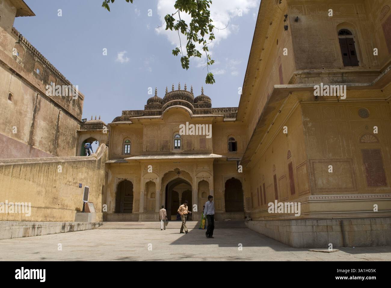 Sheesh mahal in Amber fort, Jaipur, Rajasthan, India, Asia Stock Photo ...