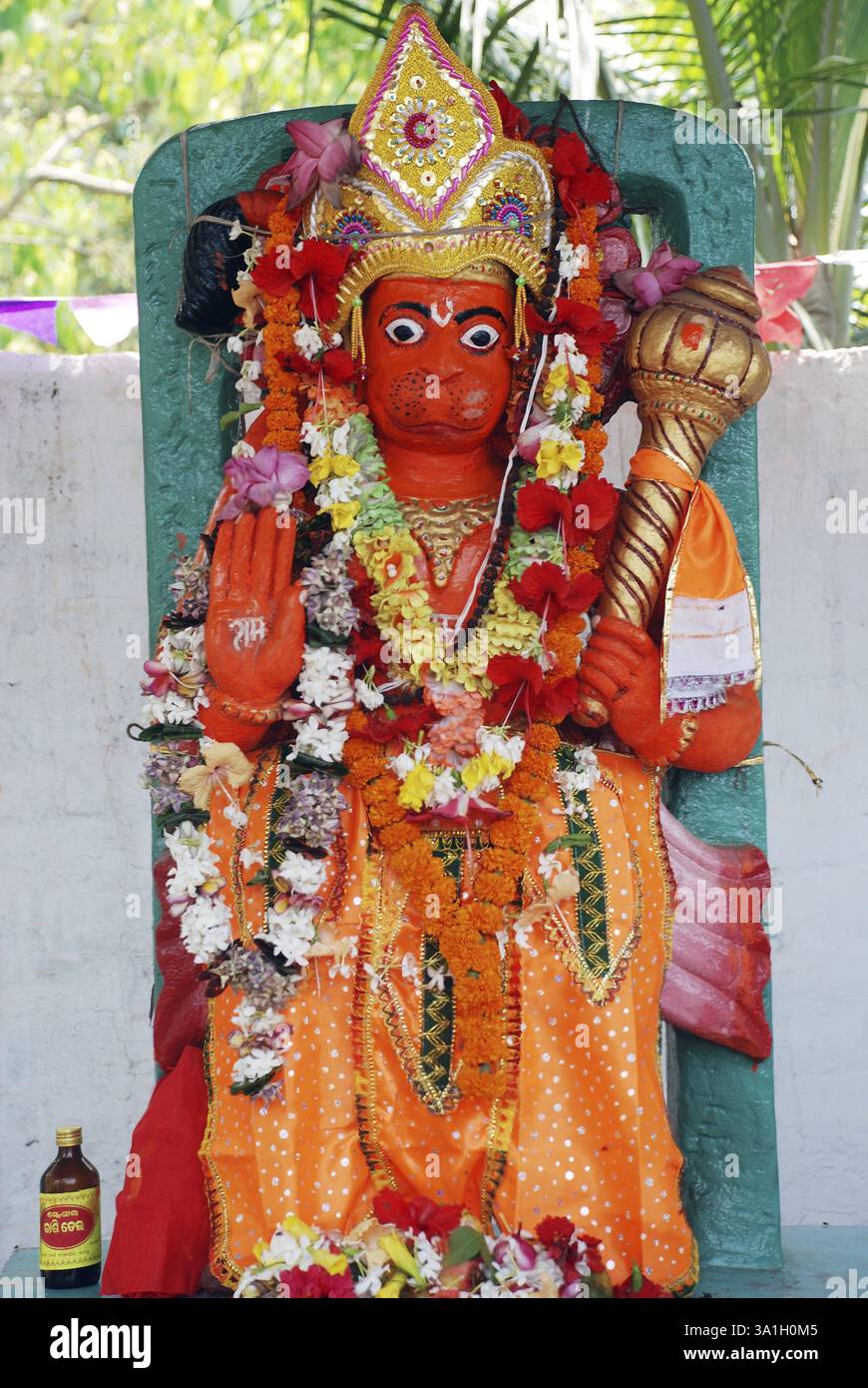 Hanuman statue at Bhubaneswar, Orissa, India, Asia Stock Photo - Alamy