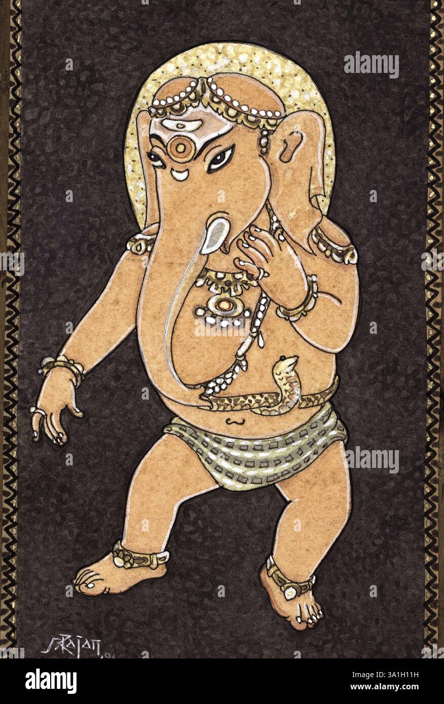 Ganesha, hindu belief, hindu, hinduism, art, artist s. rajam, himalayan ...